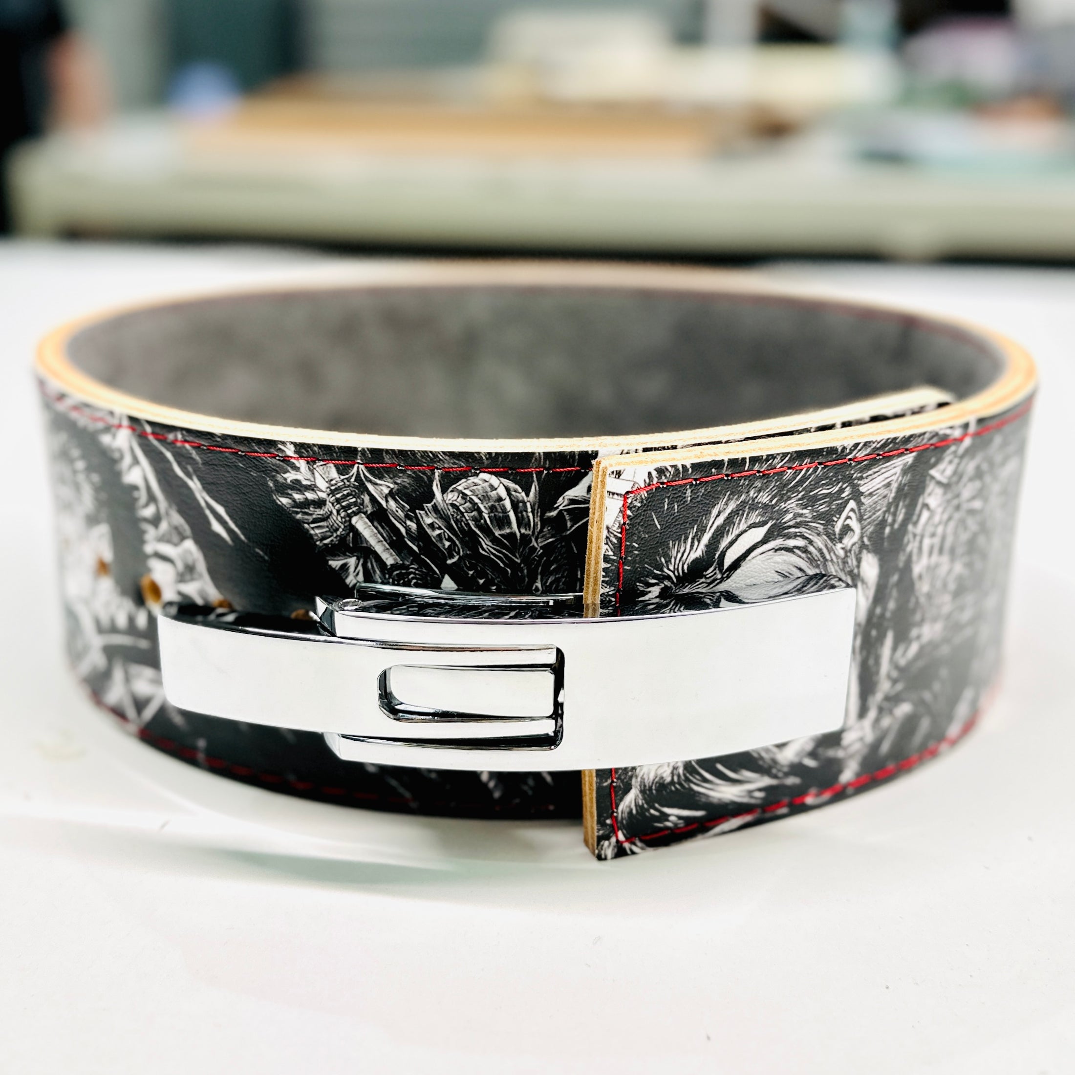 Berserk Printed Lever Belt - Hand Made in UK